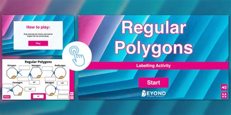 👉 Regular Polygon Matching Teacher Made Twinkl