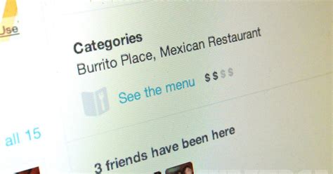 foursquare now has 250 000 restaurant menus the verge