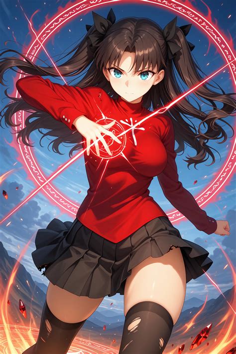 Rin Tohsaka By Pixelseductra On Deviantart