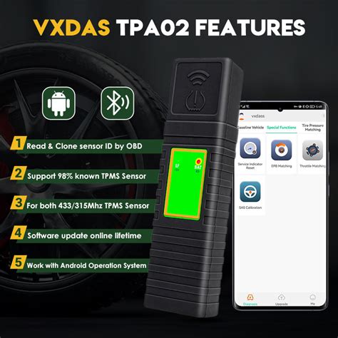 Universal Tpms Relearn And Programming Tool For All Tpms Sensors Vxdas Vxdas Official Store