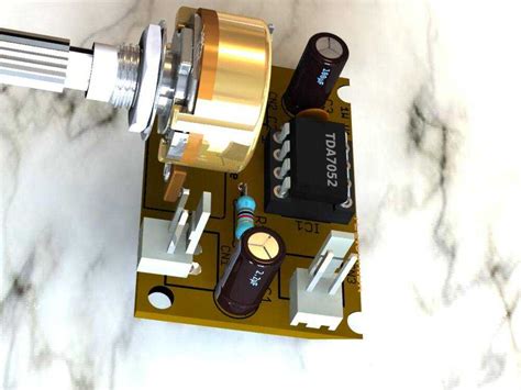 Tda7052 Amplifier Circuit Tda7052a Btl Xtronic