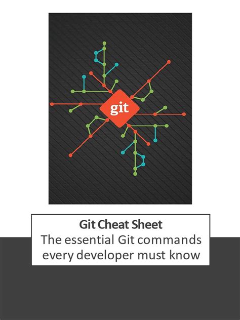 git cheat sheet pdf computer file operating system technology