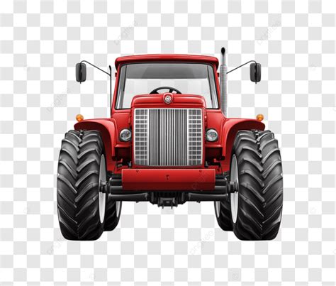전면 그릴이 있는 현대적인 빨간색 트랙터 현대 트랙터 농업 장비 빨간 기계 Png 일러스트 및 이미지 에 대한 무료 다운로드 Pngtree