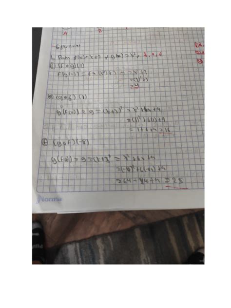 Composición De Funciones Fundamentos De Algebra Pdf