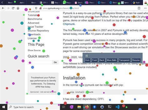Showcase — Pymunk Documentation