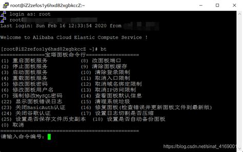 云服务器宝塔面板的安装 宝塔安装代码 csdn博客