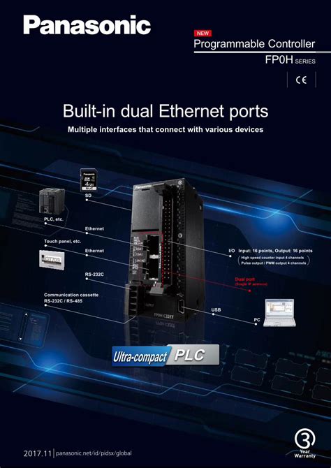 Pdf Built In Dual Ethernet Portshigh Speed Counter Input And Pulse