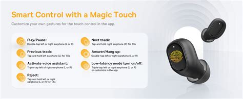 Baseus Bowie Ez True Wireless Earphones Black