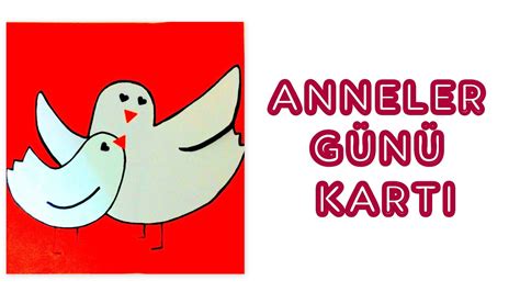 Kağıttan Anneler Günü Kartı Yapımı YouTube