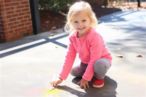 chalk library scene premium ai generated image