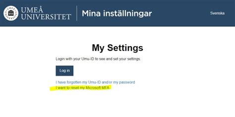 Reset Multi Factor Authentication Using BankID Manual