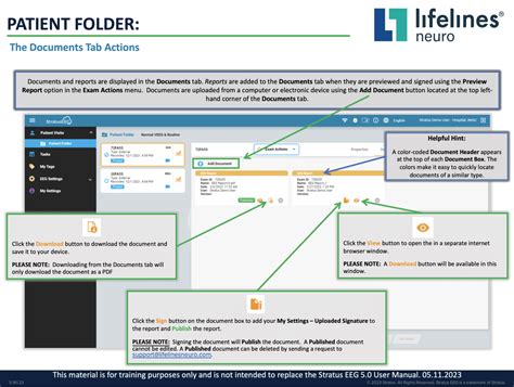 Documents Tab Lifelines Neuro