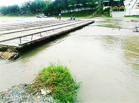 ငဖဲမြို့နယ်နှင့် ပဒါန်းတွင် မိုးသည်းထန်စွာရွာသွန်းမှုကြောင့် မန်းချောင်းရေ မြင့်တက်ကာ အောက်စက