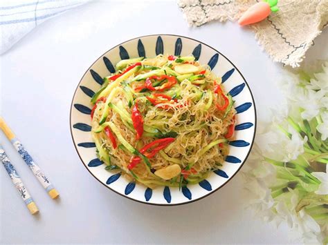 魔芋粉丝拌黄瓜怎么做魔芋粉丝拌黄瓜的做法妞妞妈美食豆果美食