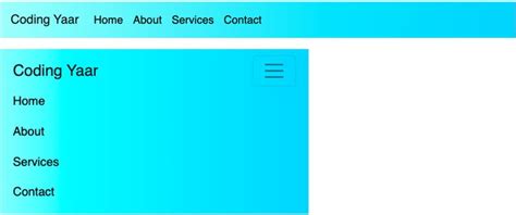 Bootstrap Navbar Background Colorgradient Coding Colorful