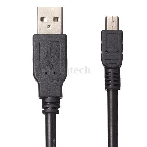 Edal Ft Usb Cable Type A To Mini B Male Pin Data Cable Charging Cord Adapter M In