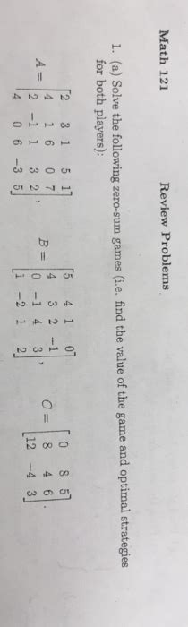 Solved Math 121 Review Problems 1 A Solve The Following