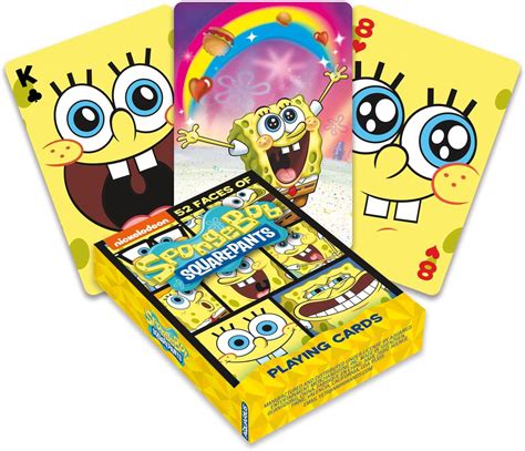Aquarius Spongebob Faces Playing Cards Spongebob Themed
