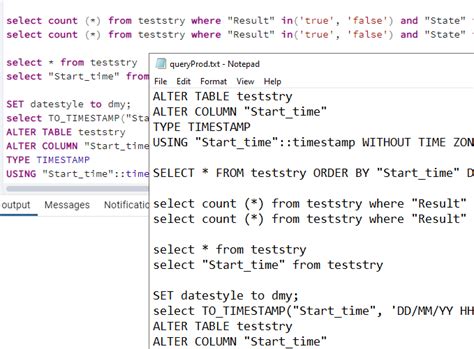 Im Tired Of Pgadmin Crashing So Now I Save The Queries In A Text File