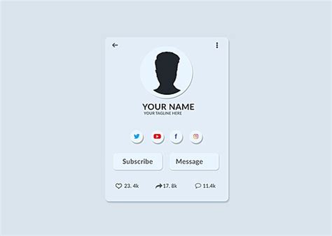 Free Social Card Design PNG Transparent Images Free Download Vector Files Pngtree