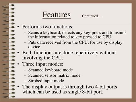 Ppt Programmable Keyboard Display Interface 8279 Powerpoint
