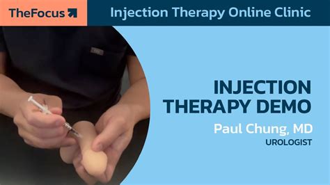 How To Inject For ED Step By Step Injection Therapy Demo Dr Paul Chung YouTube