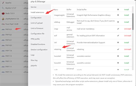 Mbstring Not Enabled In Php 83 Aapanel Free Hosting Control Panel