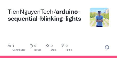 github tiennguyentech arduino sequential blinking lights