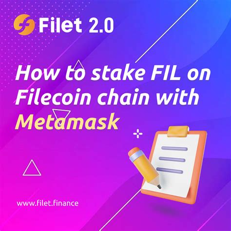 How To Do Fil Staking In Filet On Fvm Through Metamask Filet