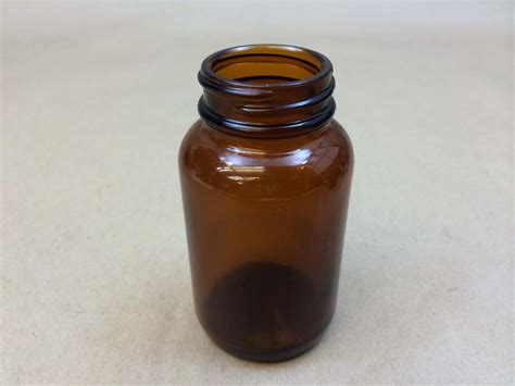 120cc 4 Oz Amber Glass Jar Oba12932a180 Yankee Containers Drums