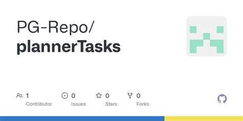 GitHub PG Repo PlannerTasks