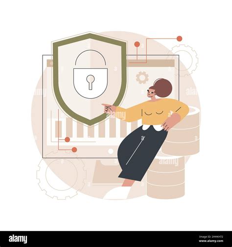 Cyber Security Data Protection Abstract Concept Vector Illustration Data Privacy Regulation