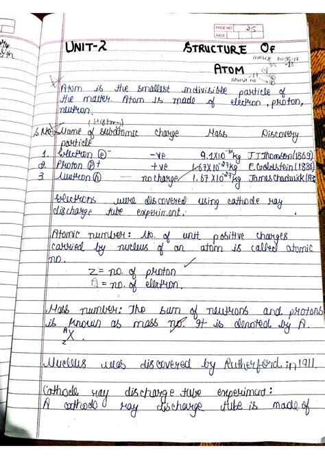 SOLUTION Structure Of Atom Notes Class 11th Ncert Pdf Studypool