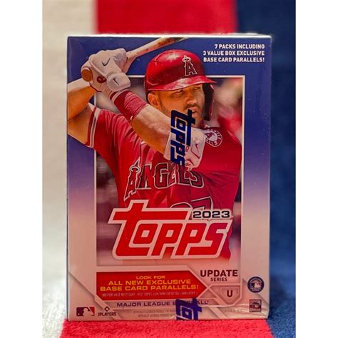 全新未拆封 2023 Topps Update Series Blaster Box 正規系列 棒球卡盒 87張 蝦皮購物