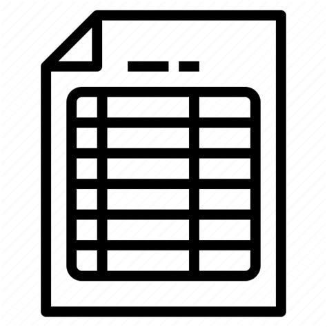 Excel Spreadsheet Icon
