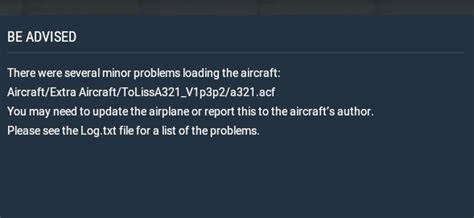 ToLiss A Won T Load Properly Airbus A X Plane Org Forum