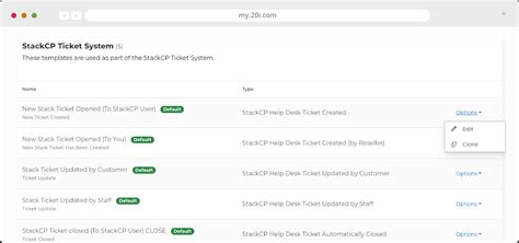 Reseller Hosting Stackcp Helpdesk 20i Support Database