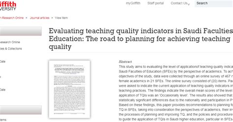 Iosr Journal Of Research And Method In Educations Articles Indexed In Griffith University Library