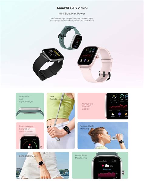 Amazfit Gts Mini Smart Watch Tech Den Smartwatch Gadget Shop In Bangladesh