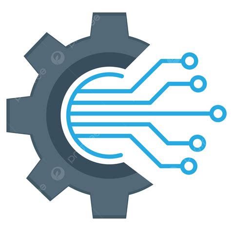 Gear Machine Electro Circuit Module Gear Circuit Technology Png And