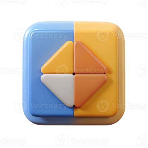 Dramatic Glorious Square Badge Divided Into Four Quadrants Symmetrical Flat Color Minimal