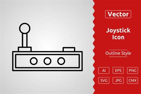 Vector Joystick Outline Icon Graphic By Muhammad Atiq Creative Fabrica
