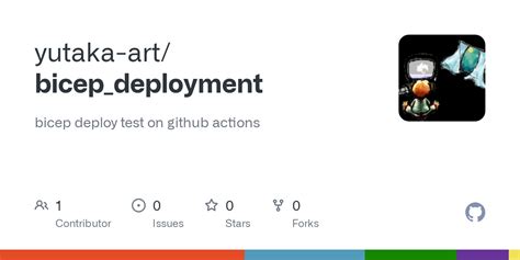 Github Yutaka Artbicepdeployment Bicep Deploy Test On Github Actions