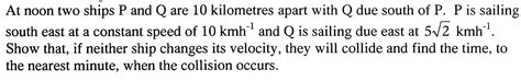 homework and exercises finding if two objects collide physics stack