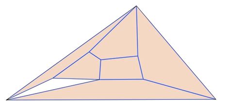 Geometry Is It Possible To Decompose A Triangle Into Quads Without