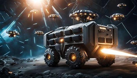 Nano Swarm Defense System Premium Ai Generated Image