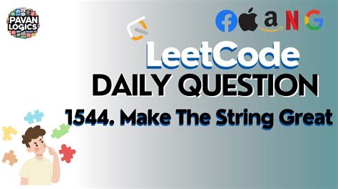 Leetcode Daily Question 1544 Make The String Great Solution Code