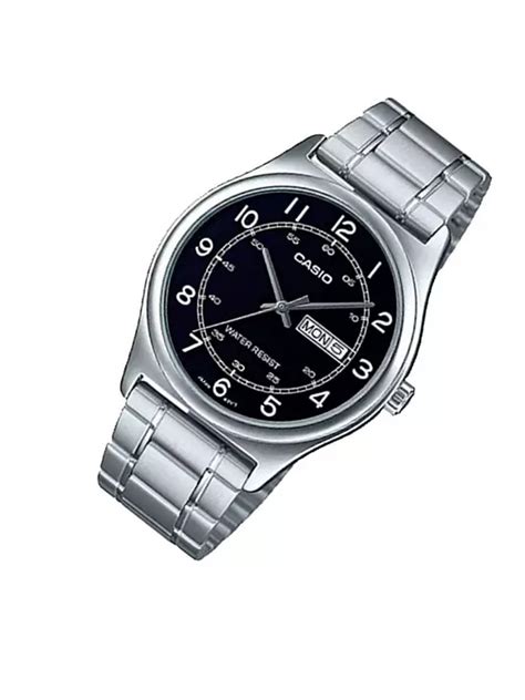 Casio นาฬิกาข้อมือ Unisex รุ่น Mtp V006d 1b2udf สีดำ ของแท้ 100 Central Online