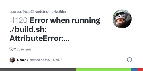 Error When Running Buildsh Attributeerror Response Object