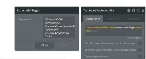 Extract With Regex Help Need Help Bubble Forum